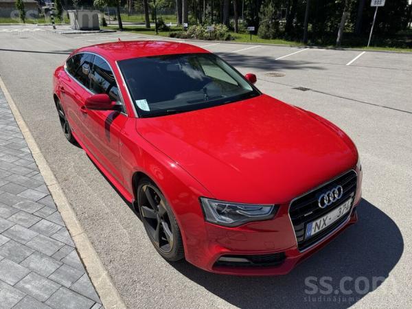 Sarkans Audi A5 2014 Ogre, ar dzinēja tilpumu 2.00 L un nobraukumu 235 tūkst. km par 8400 €, foto 2 vietnē AUTOMOTO.COM.LV