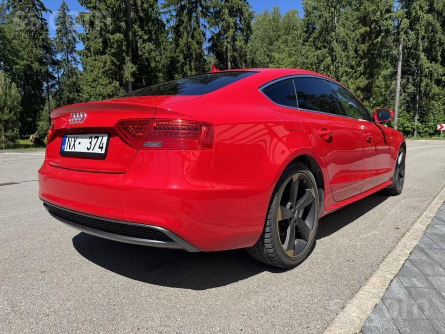Red Audi A5 2014 in Ogre, with an engine capacity of 2.00 L and mileage of 235 thousand km for 8400 €, photo 6 on AUTOMOTO.COM.LV