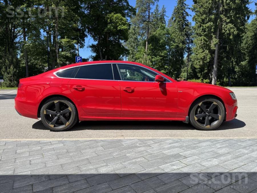 Red Audi A5 2014 in Ogre, with an engine capacity of 2.00 L and mileage of 235 thousand km for 8400 €, photo 10 on AUTOMOTO.COM.LV