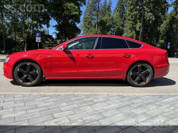 Sarkans Audi A5 2014 Ogre, ar dzinēja tilpumu 2.00 L un nobraukumu 235 tūkst. km par 8400 €, foto 10 vietnē AUTOMOTO.COM.LV