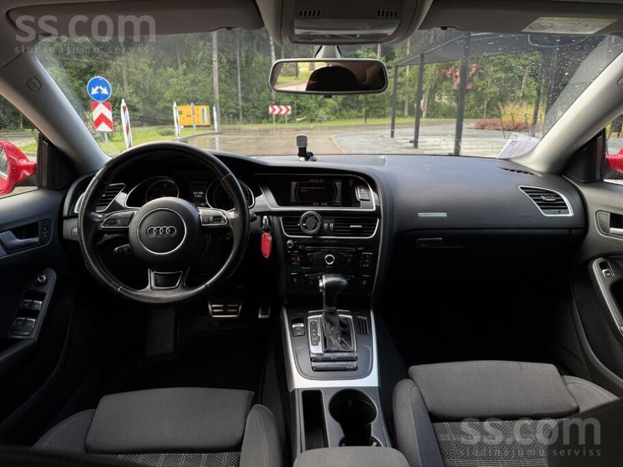Red Audi A5 2014 in Ogre, with an engine capacity of 2.00 L and mileage of 235 thousand km for 8400 €, photo 14 on AUTOMOTO.COM.LV
