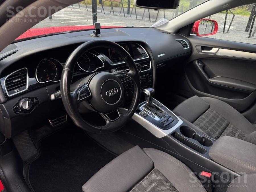 Red Audi A5 2014 in Ogre, with an engine capacity of 2.00 L and mileage of 235 thousand km for 8400 €, photo 16 on AUTOMOTO.COM.LV