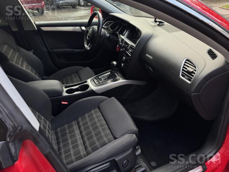 Red Audi A5 2014 in Ogre, with an engine capacity of 2.00 L and mileage of 235 thousand km for 8400 €, photo 19 on AUTOMOTO.COM.LV