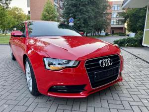 Red Audi A5 2014 in Birstonas, with an engine capacity of 1.97 L and mileage of 297 thousand km for 8950 €, photo 4 on AUTOMOTO.COM.LV