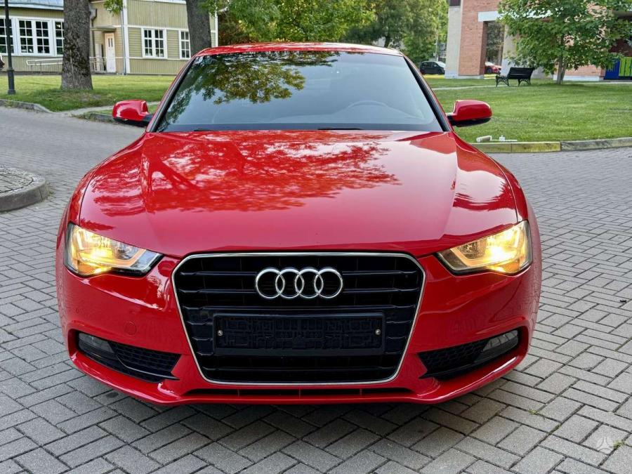 Red Audi A5 2014 in Birstonas, with an engine capacity of 1.97 L and mileage of 297 thousand km for 8950 €, photo 7 on AUTOMOTO.COM.LV