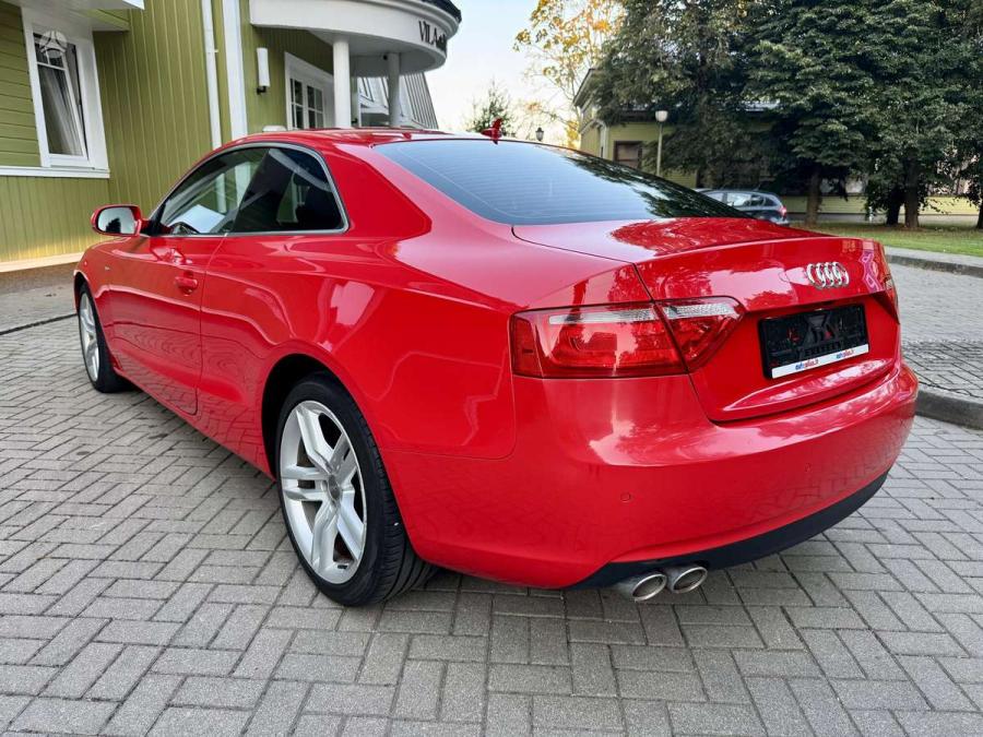 Red Audi A5 2014 in Birstonas, with an engine capacity of 1.97 L and mileage of 297 thousand km for 8950 €, photo 10 on AUTOMOTO.COM.LV