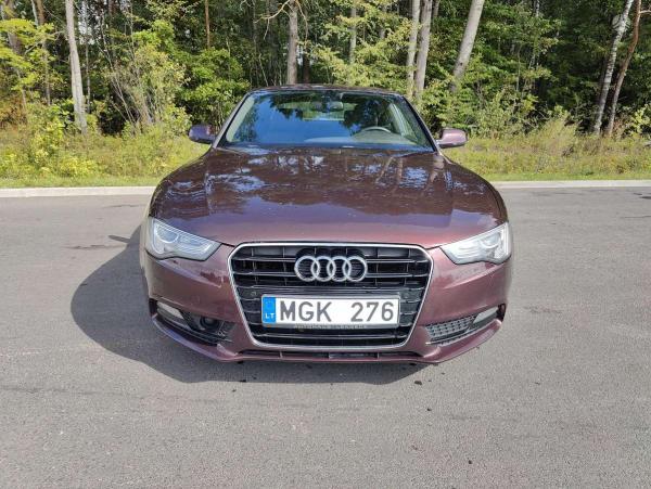 Sarkans Audi A5 2015 Kauņa, ar dzinēja tilpumu 1.97 L un nobraukumu 270 tūkst. km par 10499 €, foto 3 vietnē AUTOMOTO.COM.LV