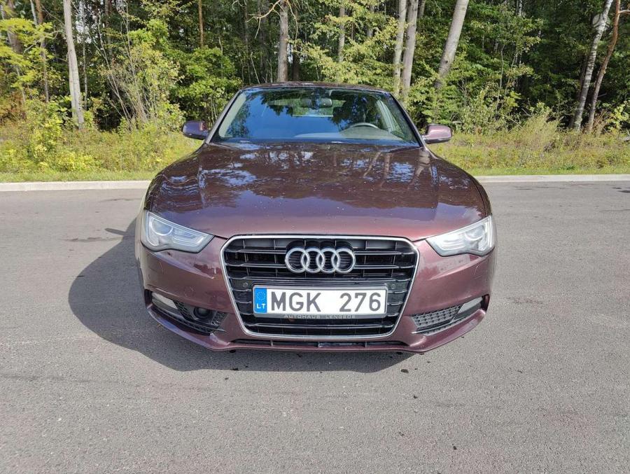 Sarkans Audi A5 2015 Kauņa, ar dzinēja tilpumu 1.97 L un nobraukumu 270 tūkst. km par 10499 €, foto 3 vietnē AUTOMOTO.COM.LV