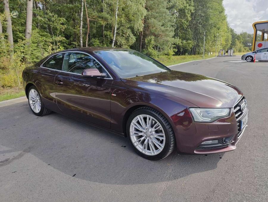 Sarkans Audi A5 2015 Kauņa, ar dzinēja tilpumu 1.97 L un nobraukumu 270 tūkst. km par 10499 €, foto 4 vietnē AUTOMOTO.COM.LV