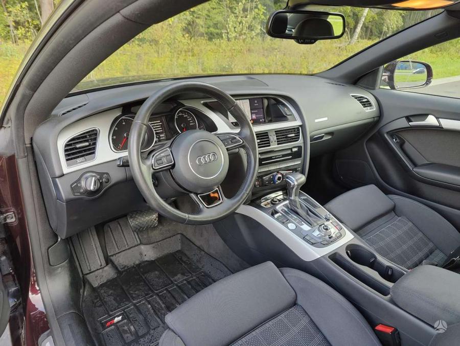 Sarkans Audi A5 2015 Kauņa, ar dzinēja tilpumu 1.97 L un nobraukumu 270 tūkst. km par 10499 €, foto 9 vietnē AUTOMOTO.COM.LV