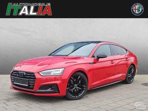 Sarkans Audi A5 2018 Kauņa, ar dzinēja tilpumu 2.00 L un nobraukumu 83 tūkst. km par 25943 €, foto  vietnē AUTOMOTO.COM.LV