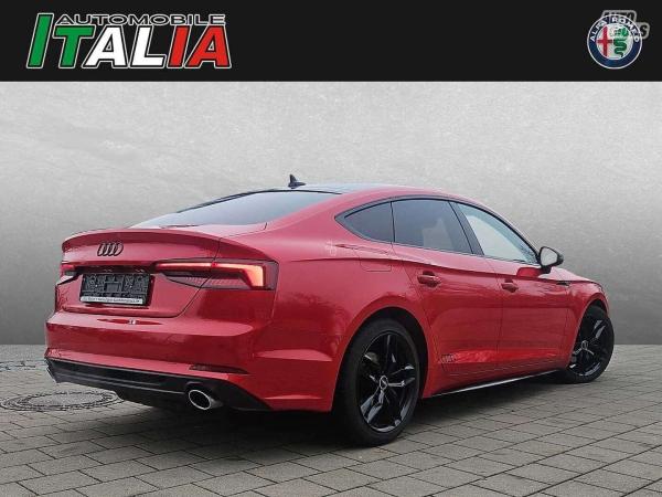 Red Audi A5 2018 in Kaunas, with an engine capacity of 2.00 L and mileage of 83 thousand km for 25943 €, photo 2 on AUTOMOTO.COM.LV
