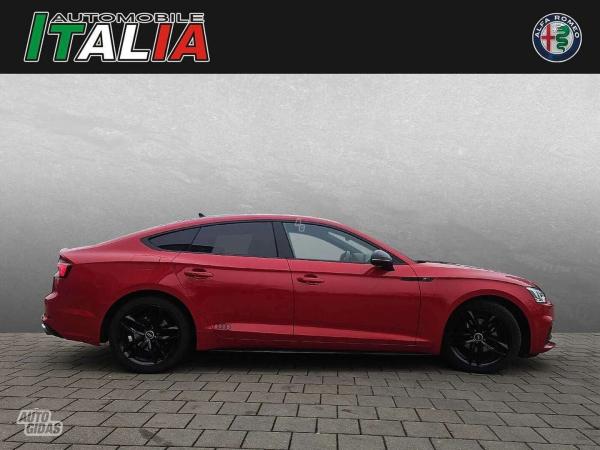 Red Audi A5 2018 in Kaunas, with an engine capacity of 2.00 L and mileage of 83 thousand km for 25943 €, photo 3 on AUTOMOTO.COM.LV