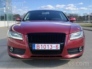 Sarkans Audi A5 2010 Rēzekne, ar dzinēja tilpumu 2.00 L un nobraukumu 0 tūkst. km par 8050 €, foto  vietnē AUTOMOTO.COM.LV
