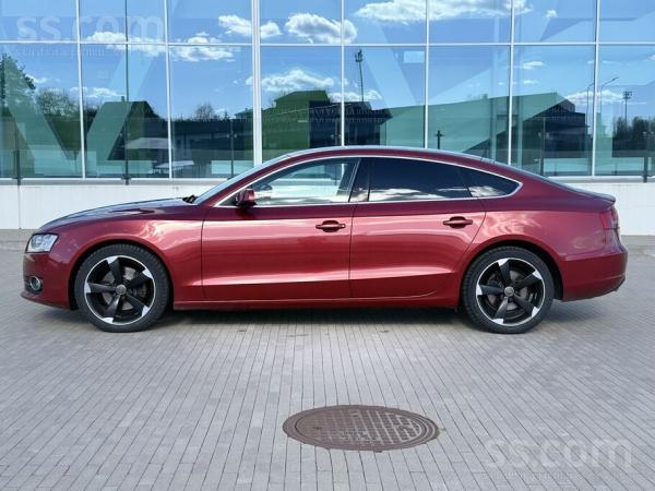 Red Audi A5 2010 in Rezekne, with an engine capacity of 2.00 L and mileage of 0 thousand km for 8050 €, photo 4 on AUTOMOTO.COM.LV