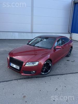 Sarkans Audi A5 2010 Rēzekne, ar dzinēja tilpumu 2.00 L un nobraukumu 0 tūkst. km par 6800 €, foto  vietnē AUTOMOTO.COM.LV