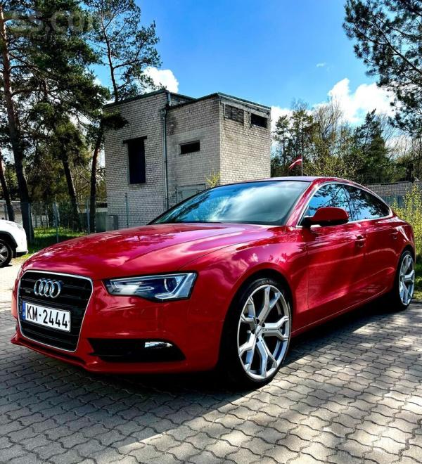 Red Audi A5 2013 in Riga, with an engine capacity of 2.00 L and mileage of 241 thousand km for 11500 €, photo 2 on AUTOMOTO.COM.LV