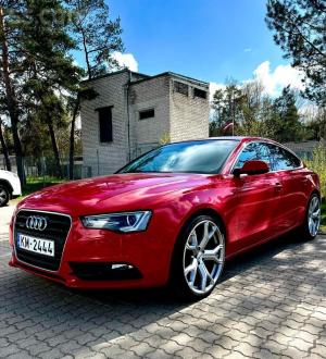 Red Audi A5 2013 in Riga, with an engine capacity of 2.00 L and mileage of 241 thousand km for 11500 €, photo 3 on AUTOMOTO.COM.LV