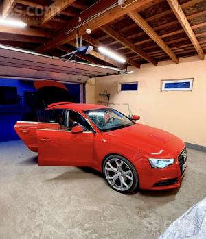 Red Audi A5 2013 in Riga, with an engine capacity of 2.00 L and mileage of 241 thousand km for 11500 €, photo 5 on AUTOMOTO.COM.LV