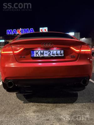 Red Audi A5 2013 in Riga, with an engine capacity of 2.00 L and mileage of 241 thousand km for 11500 €, photo 6 on AUTOMOTO.COM.LV