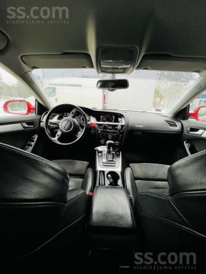 Red Audi A5 2013 in Riga, with an engine capacity of 2.00 L and mileage of 241 thousand km for 11500 €, photo 13 on AUTOMOTO.COM.LV