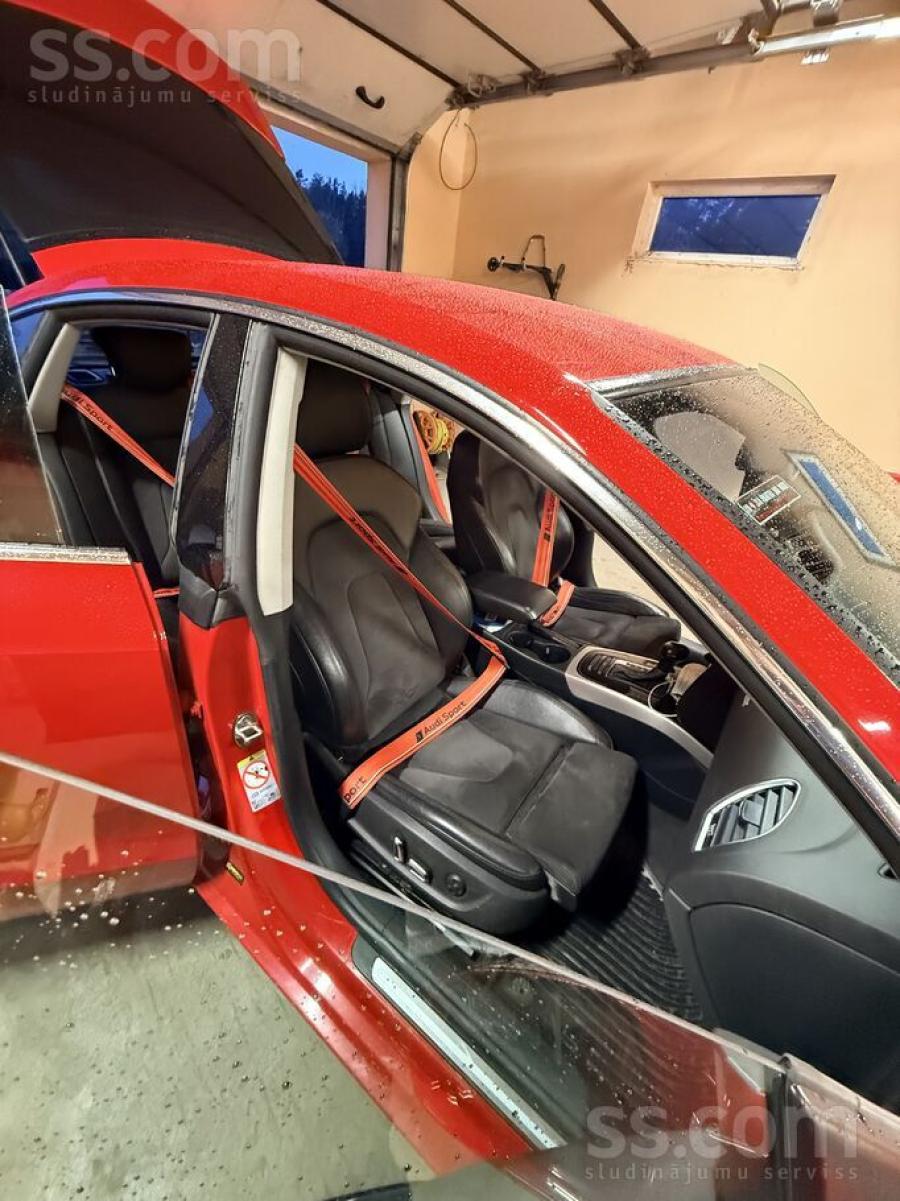Red Audi A5 2013 in Riga, with an engine capacity of 2.00 L and mileage of 241 thousand km for 11500 €, photo 17 on AUTOMOTO.COM.LV