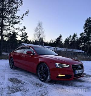Red Audi A5 2013 in Riga, with an engine capacity of 2.00 L and mileage of 241 thousand km for 11500 €, photo 30 on AUTOMOTO.COM.LV
