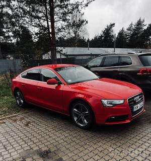 Red Audi A5 2013 in Riga, with an engine capacity of 2.00 L and mileage of 241 thousand km for 11500 €, photo 31 on AUTOMOTO.COM.LV