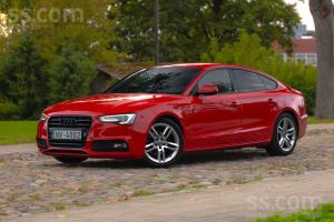 Sarkans Audi A5 2014 Rīga, ar dzinēja tilpumu 1.80 L un nobraukumu 280 tūkst. km par 11990 €, foto  vietnē AUTOMOTO.COM.LV