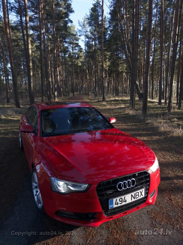 Red Audi A5 2015 in Tallinn, with an engine capacity of 3.00 L and mileage of 281 thousand km for 10999 €, photo 2 on AUTOMOTO.COM.LV