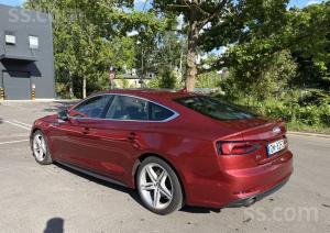 Red Audi A5 2019 in Riga, with an engine capacity of 2.00 L and mileage of 246 thousand km for 18450 €, photo 6 on AUTOMOTO.COM.LV