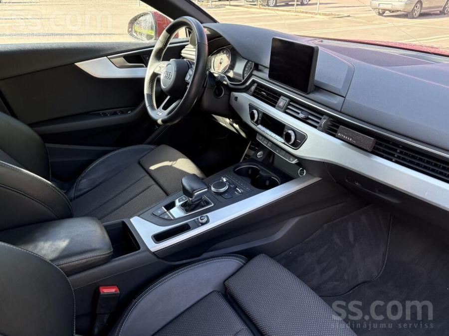 Red Audi A5 2019 in Riga, with an engine capacity of 2.00 L and mileage of 246 thousand km for 18450 €, photo 9 on AUTOMOTO.COM.LV