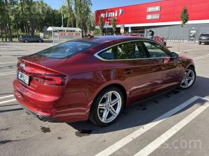 Red Audi A5 2019 in Riga, with an engine capacity of 2.00 L and mileage of 246 thousand km for 18450 €, photo 5 on AUTOMOTO.COM.LV