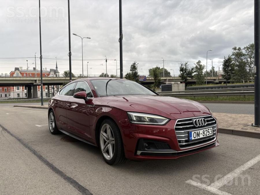 Sarkans Audi A5 2019 Rīga, ar dzinēja tilpumu 2.00 L un nobraukumu 246 tūkst. km par 15890 €, foto 3 vietnē AUTOMOTO.COM.LV