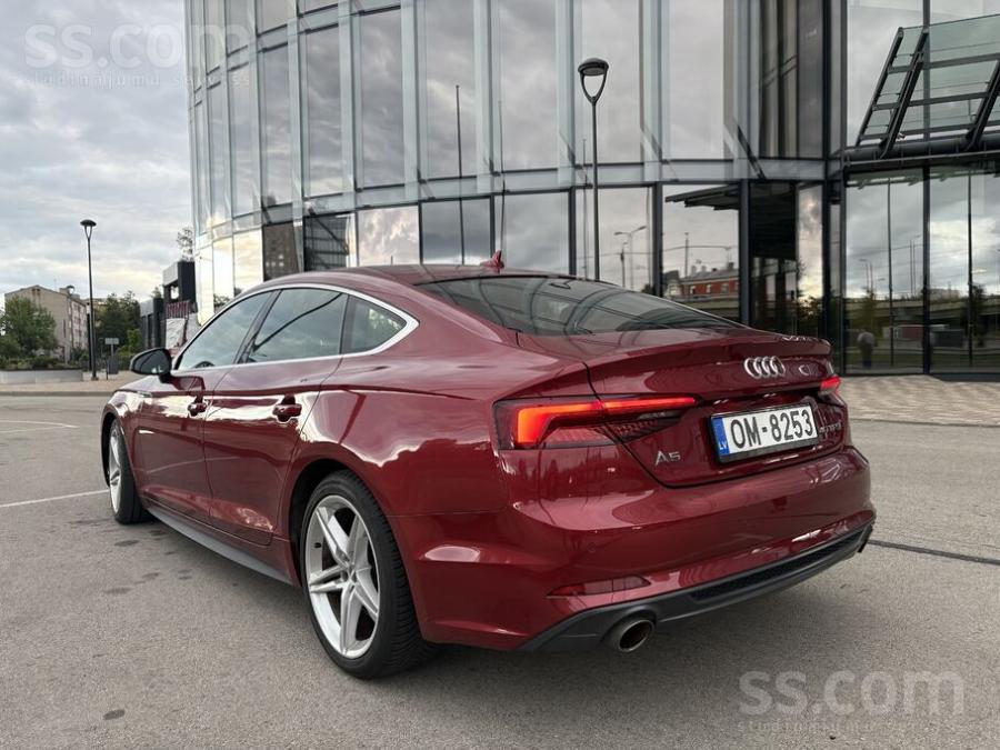 Sarkans Audi A5 2019 Rīga, ar dzinēja tilpumu 2.00 L un nobraukumu 246 tūkst. km par 15890 €, foto 7 vietnē AUTOMOTO.COM.LV