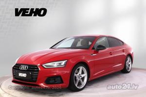 Red Audi A5 2019 in Tallinn, with an engine capacity of 2.00 L and mileage of 73 thousand km for 22500 €, photo  on AUTOMOTO.COM.LV