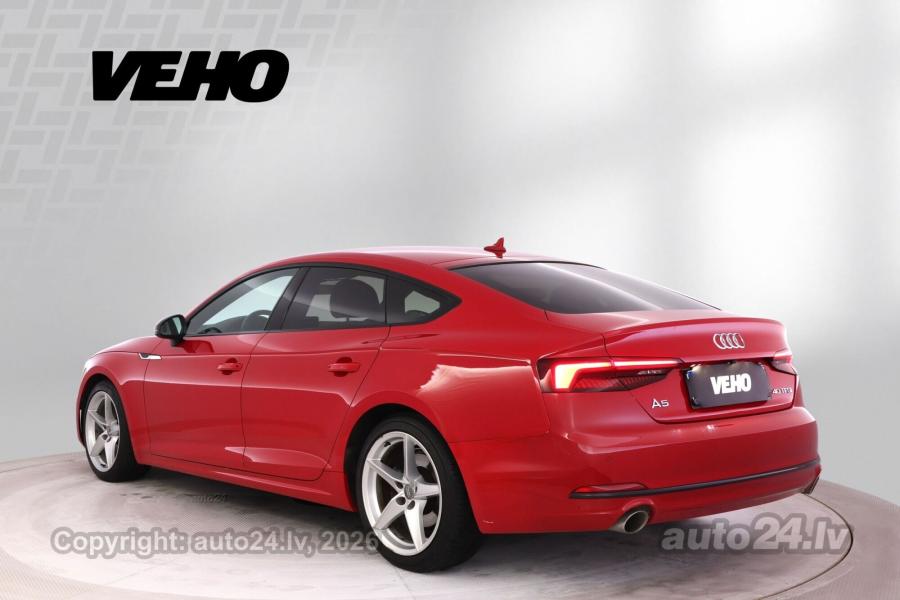 Red Audi A5 2019 in Tallinn, with an engine capacity of 2.00 L and mileage of 73 thousand km for 22500 €, photo 5 on AUTOMOTO.COM.LV