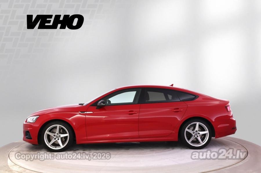 Red Audi A5 2019 in Tallinn, with an engine capacity of 2.00 L and mileage of 73 thousand km for 22500 €, photo 6 on AUTOMOTO.COM.LV