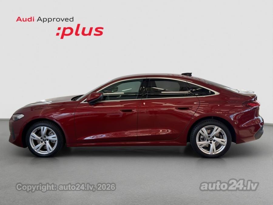 Red Audi A5 2026 in Tallinn, with an engine capacity of 2.00 L and mileage of 5 thousand km for 45300 €, photo 3 on AUTOMOTO.COM.LV