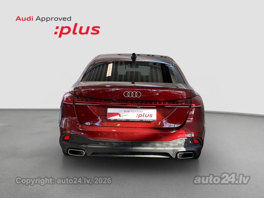 Red Audi A5 2026 in Tallinn, with an engine capacity of 2.00 L and mileage of 5 thousand km for 45300 €, photo 6 on AUTOMOTO.COM.LV