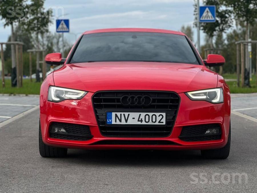 Red Audi A5 2014 in Jelgava, with an engine capacity of 1.80 L and mileage of 0 thousand km for 11300 €, photo 4 on AUTOMOTO.COM.LV