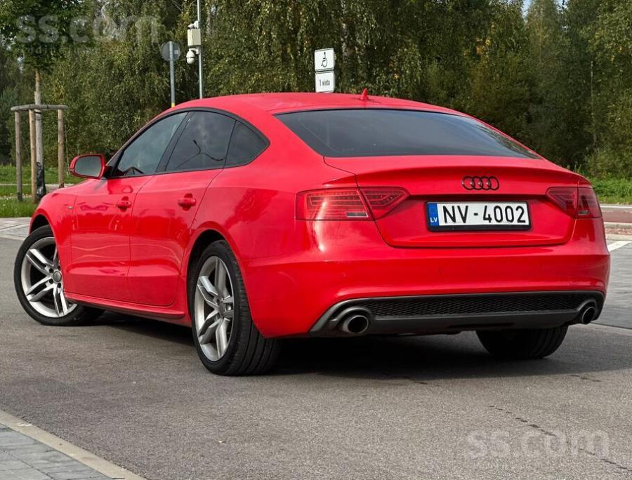 Red Audi A5 2014 in Jelgava, with an engine capacity of 1.80 L and mileage of 0 thousand km for 11300 €, photo 8 on AUTOMOTO.COM.LV