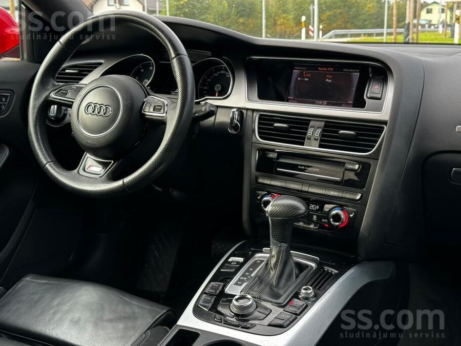 Red Audi A5 2014 in Jelgava, with an engine capacity of 1.80 L and mileage of 0 thousand km for 11300 €, photo 15 on AUTOMOTO.COM.LV