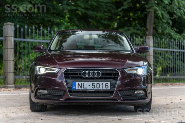 Red Audi A5 2015 in Riga, with an engine capacity of 2.00 L and mileage of 188 thousand km for 12000 €, photo 1 on AUTOMOTO.COM.LV