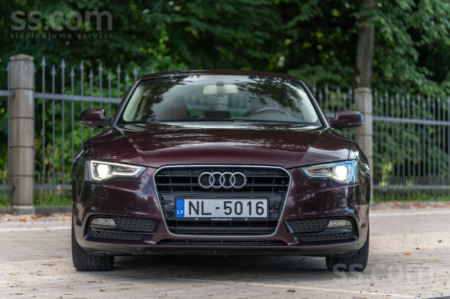 Sarkans Audi A5 2015 Rīga, ar dzinēja tilpumu 2.00 L un nobraukumu 188 tūkst. km par 11000 €, foto 1 vietnē AUTOMOTO.COM.LV
