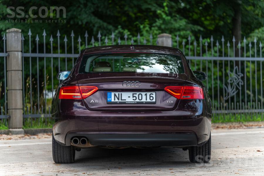 Sarkans Audi A5 2015 Rīga, ar dzinēja tilpumu 2.00 L un nobraukumu 188 tūkst. km par 11000 €, foto 9 vietnē AUTOMOTO.COM.LV