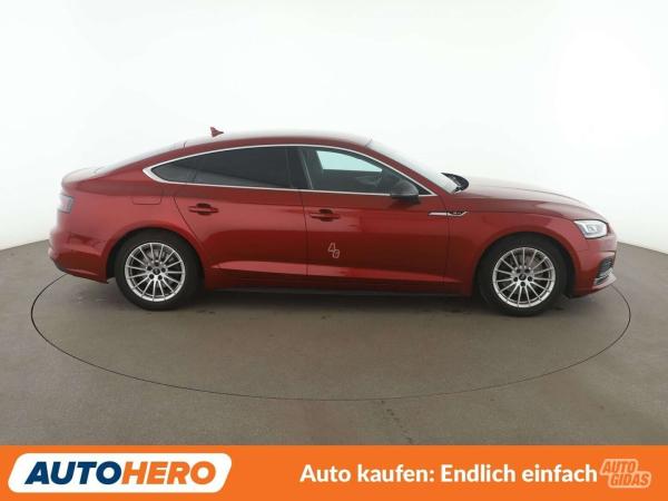 Red Audi A5 2019 in Kaunas, with an engine capacity of 2.00 L and mileage of 59 thousand km for 29868 €, photo 7 on AUTOMOTO.COM.LV