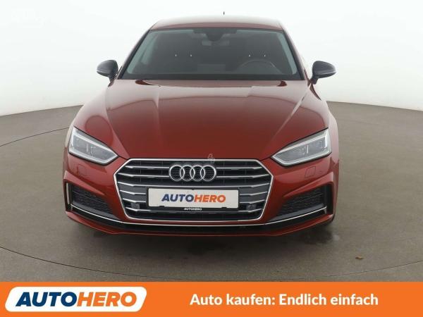 Red Audi A5 2019 in Kaunas, with an engine capacity of 2.00 L and mileage of 59 thousand km for 29868 €, photo 9 on AUTOMOTO.COM.LV