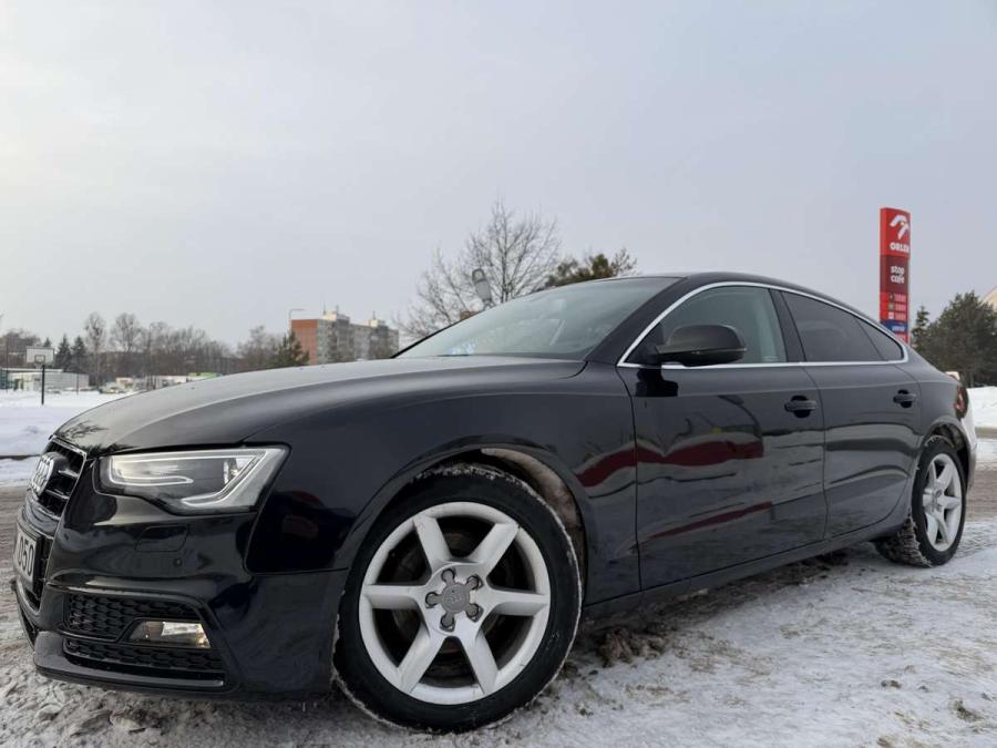 Black Audi A5 Sportback 2013 in Kaunas, with an engine capacity of 2.00 L and mileage of 200 thousand km for 8750 €, photo 19 on AUTOMOTO.COM.LV