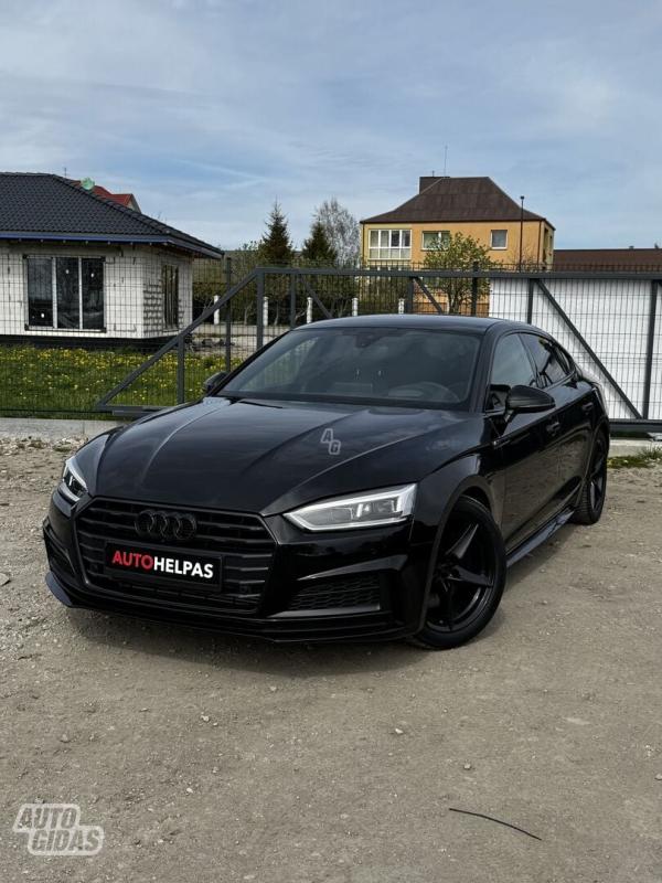 Черный Ауди A5 Sportback 2018 в Клайпеда, объемом двигателя 2.00 л и пробегом 134 тыс. км за 18950 €, фото 2 на AUTOMOTO.COM.LV